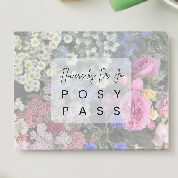 Posy Pass - Bouquet Gift Card – Flowers by Dr. Jo